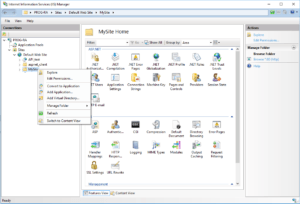 How to deploy ASP.NET Web Application in IIS in windows Machine