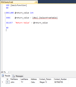 Create a Stored Procedure in SQL Server | FreeCode Spot