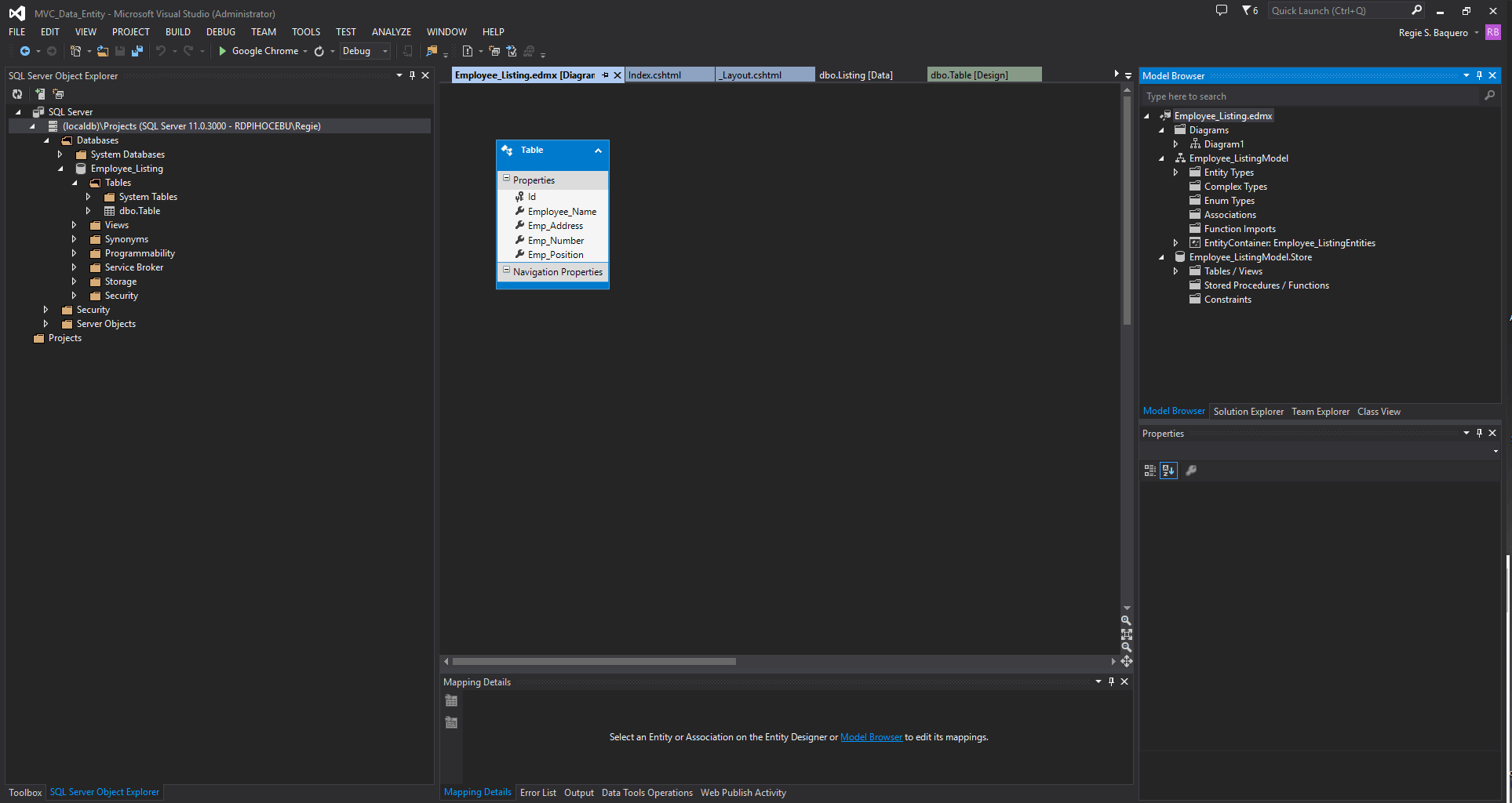 Model First Approach In Entity Framework Using Asp Net Freecode Spot 6572