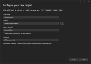 Code First Approach in ASP.NET MVC with Entity Framework