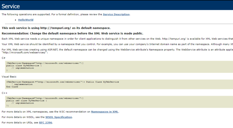 Create Web Services In ASP NET FreeCode Spot