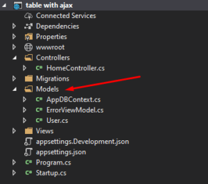 Using JQuery DataTables in ASP.Net Core