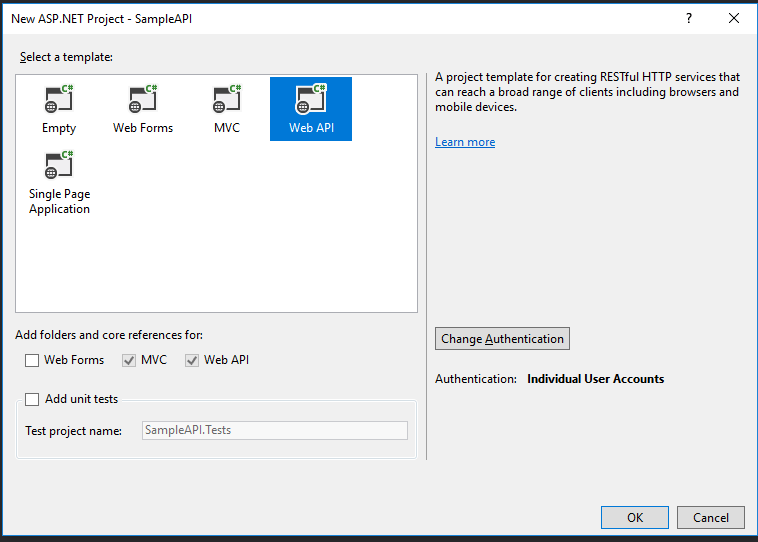 How To Start Web Api Project In Asp Net Mvc Freecode Spot