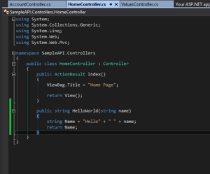 How to start Web API Project in ASP NET MVC | FreeCode Spot