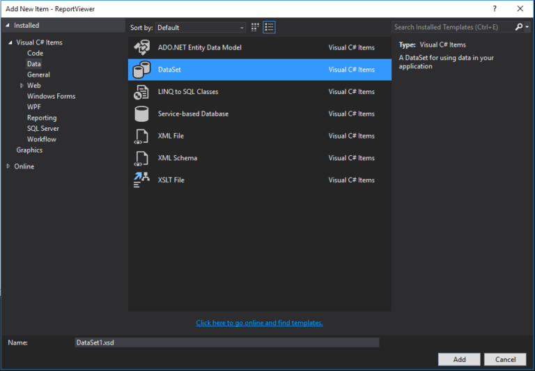 Adding Reportviewer on Windows Form Application | FreeCode Spot