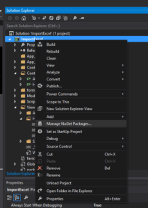 Import Data Using an Excel File In ASP.NET Core