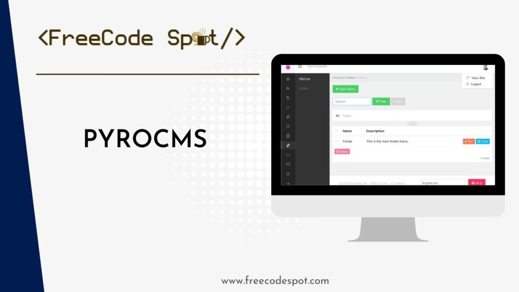 Here is a list of PyroCMS Cheatsheet | FreeCode Spot