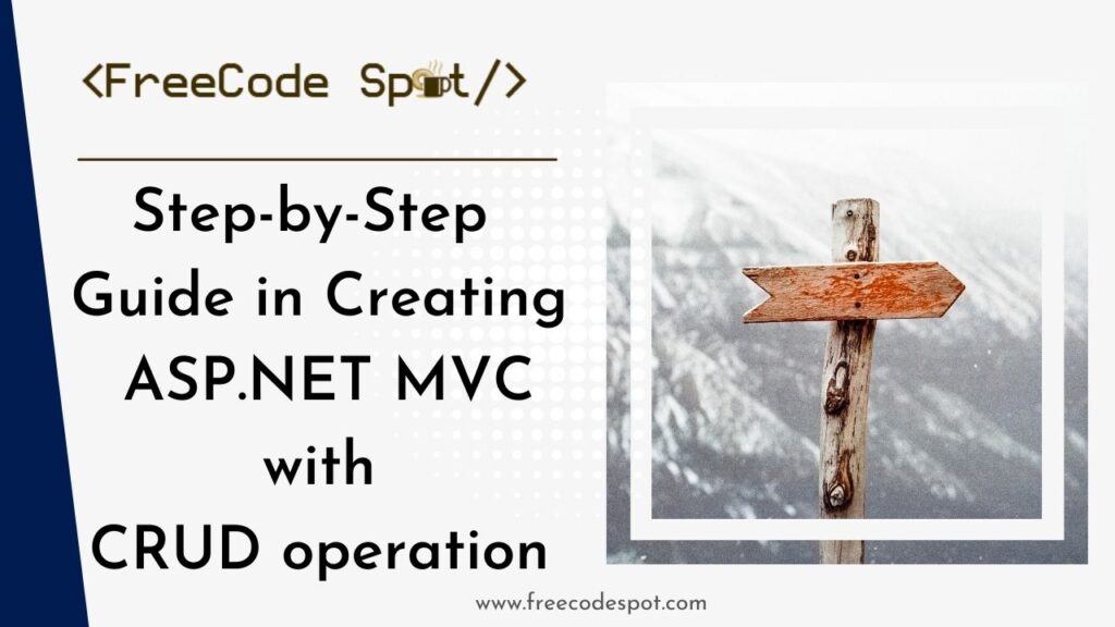 Create ASP.NET Web Application | FreeCode Spot