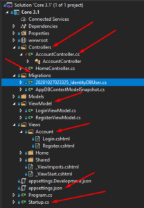 ASP.NET Core MVC Login and Registration using Identity