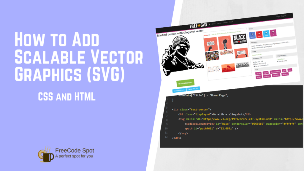 Add Scalable Vector Graphics (SVG) to Your Web Page | FreeCode Spot