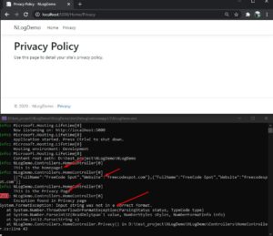 File Logging Using Nlog In Aspnet Core
