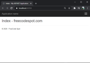 Part I. Create ASP.NET MVC Application | FreeCode Spot