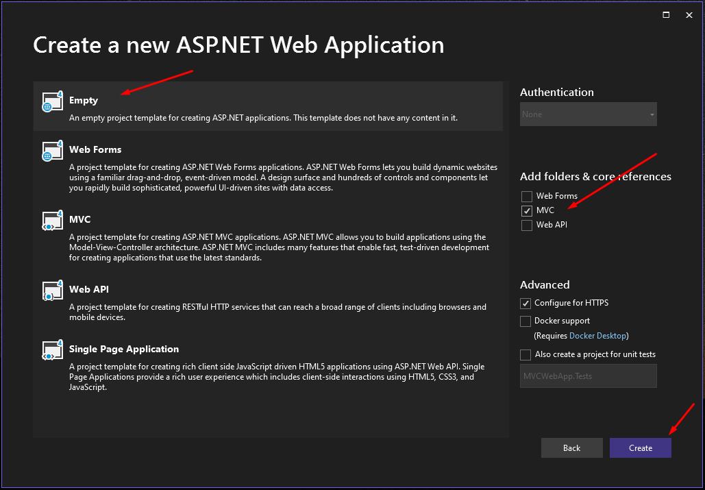 How to Create an ASP.NET MVC Application