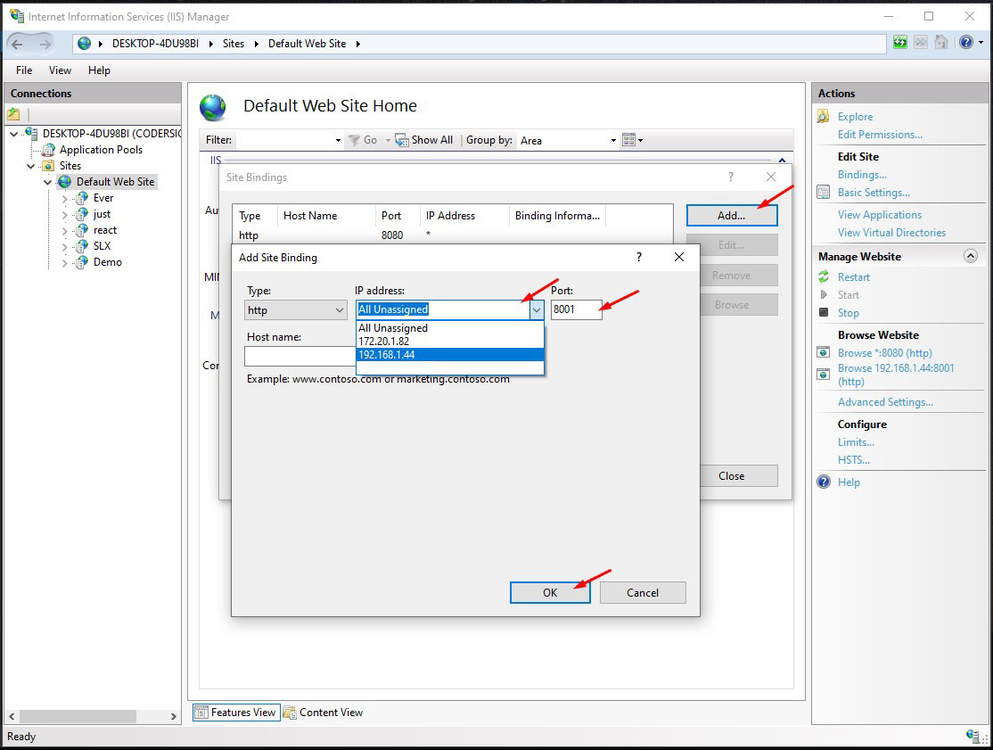 Deploy Aspnet Core Webapp To A Local Network Using Iis 9421