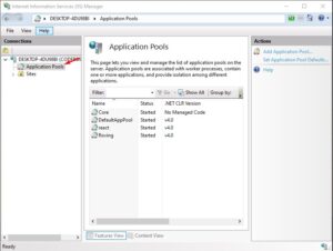 Deploy ASP.NET Core WebApp to a Local Network using IIS