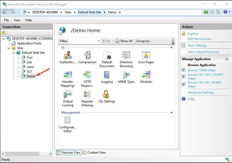 Deploy Aspnet Core Webapp To A Local Network Using Iis