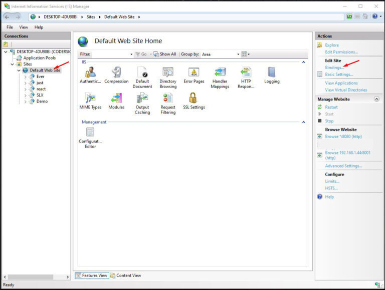Deploy ASP.NET Core WebApp to a Local Network using IIS