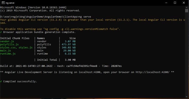 Angular Application With Aspnet Core Web Api Freecode Spot