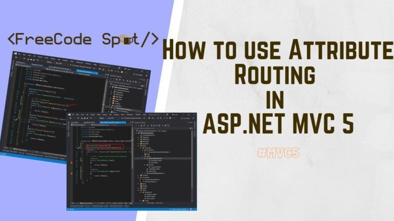 How To Implement Attribute Routing In Aspnet Mvc
