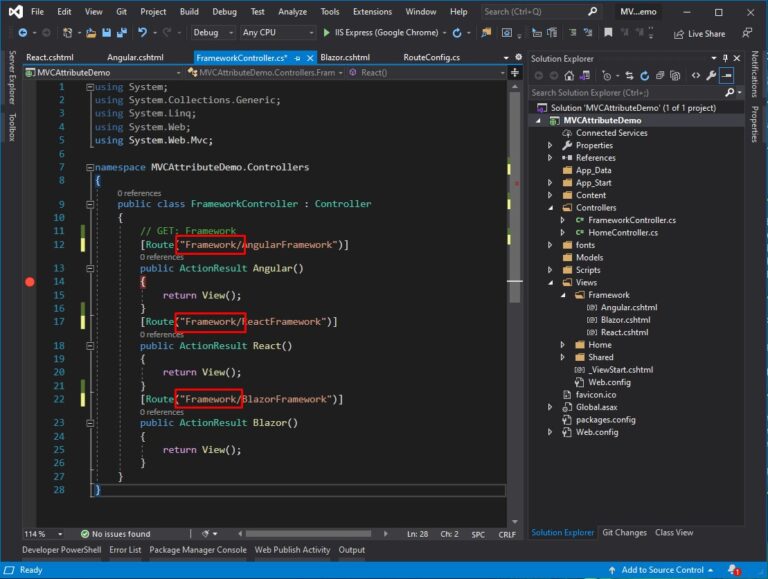 How To Implement Attribute Routing In Aspnet Mvc