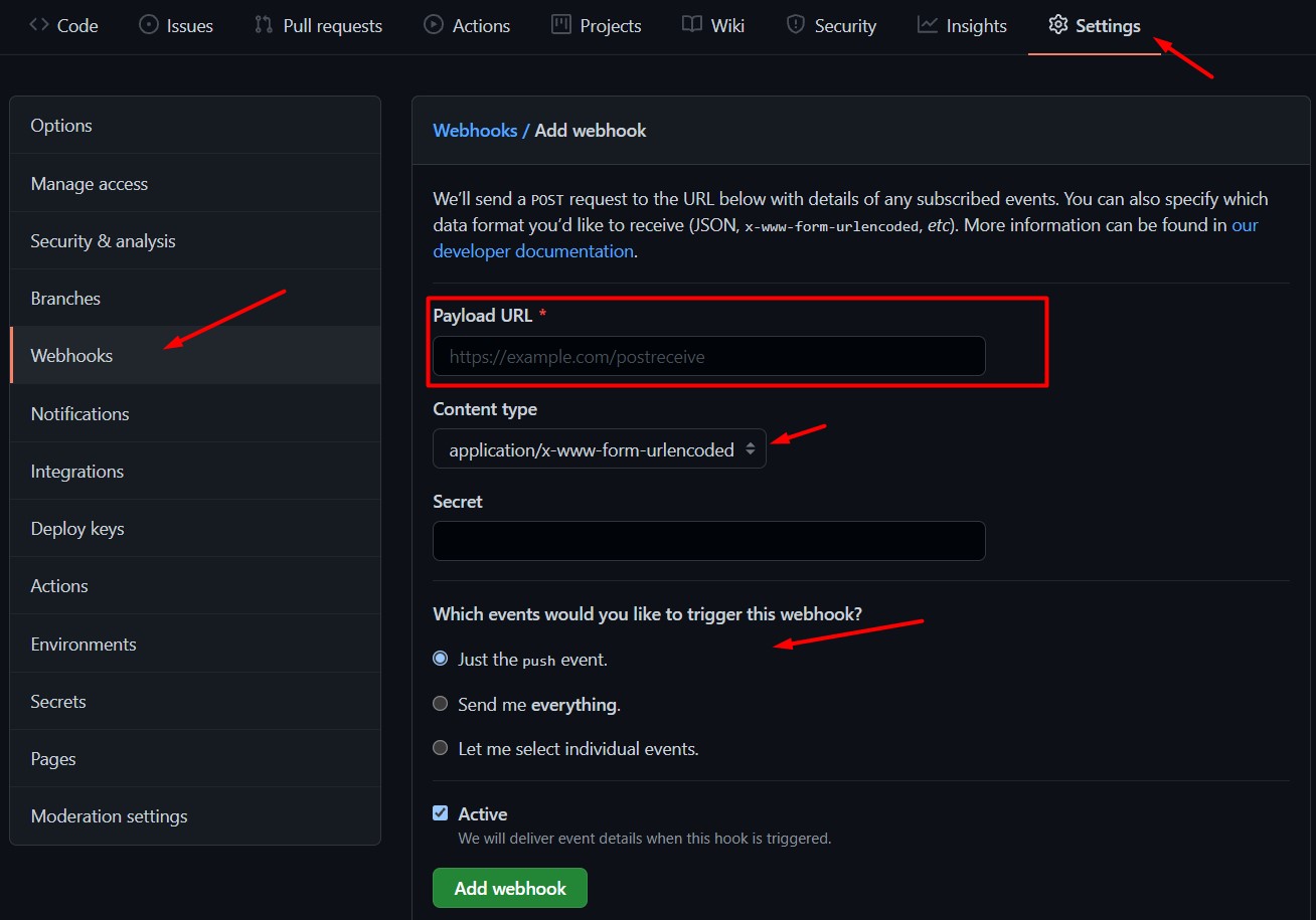 Auto Deployment Of Website from a Git Repository