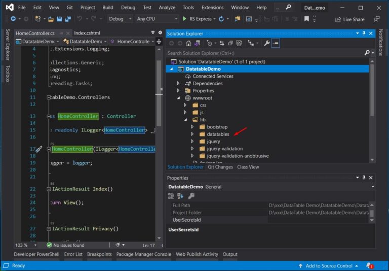 JQuery Datatable server-side processing in ASP.NET Core JQuery Datatable server-side processing in ASP.NET Core