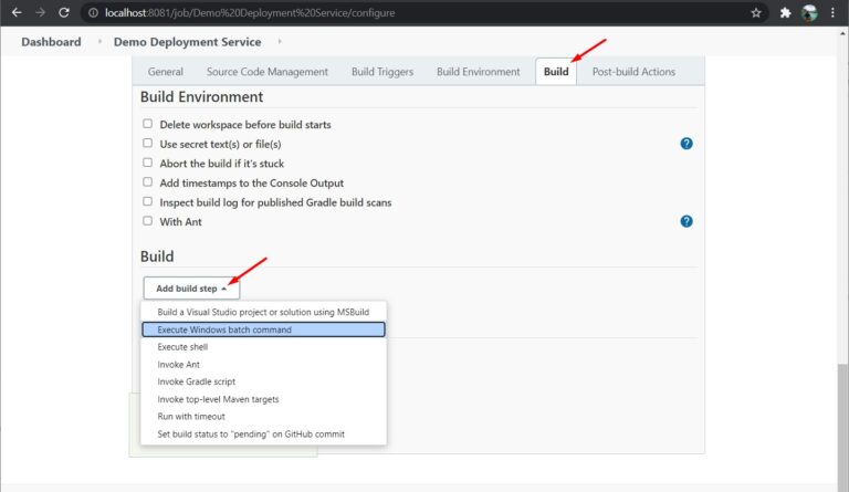 Continuous Deployment using Jenkins in ASP.NET Projects