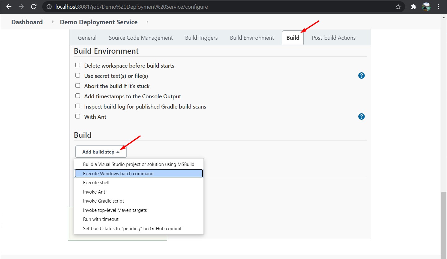 Continuous Deployment Using Jenkins In Aspnet Projects