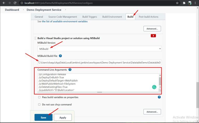 Continuous Deployment Using Jenkins In Aspnet Projects