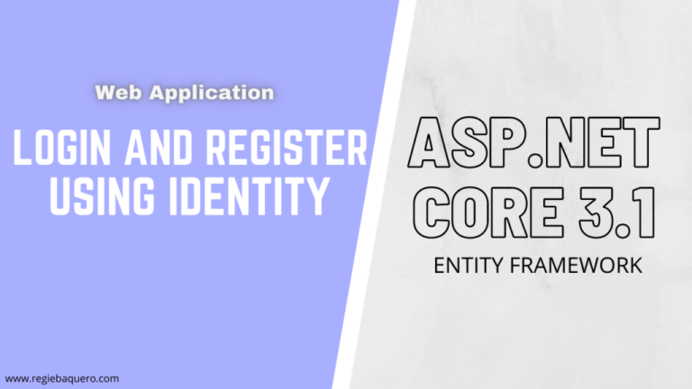 Aspnet Login And Registration Using Identity Freecode Spot