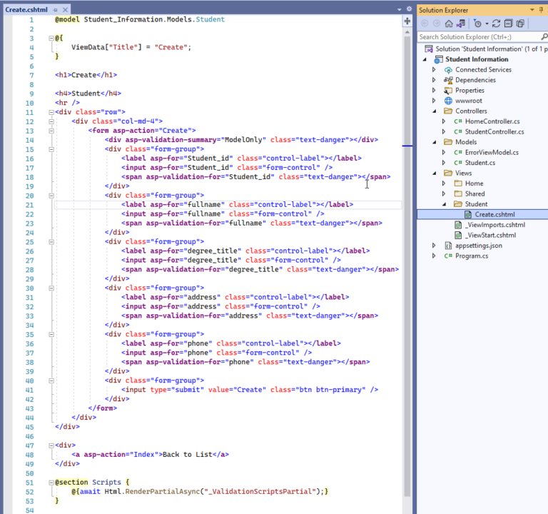 ASP.NET Core CRUD Operation with Firebase Database