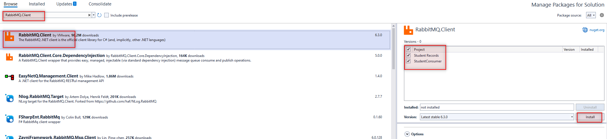 How To Use Rabbitmq In Asp Net Core