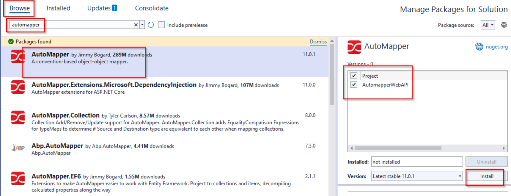How To Setup Automapper In Aspnet Core