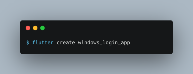 Building Windows App with Flutter Desktop