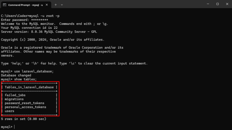 Setting Up Laravel Development Environment on Windows 11