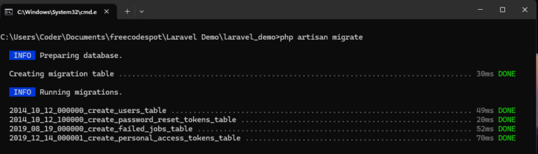 Setting Up Laravel Development Environment on Windows 11