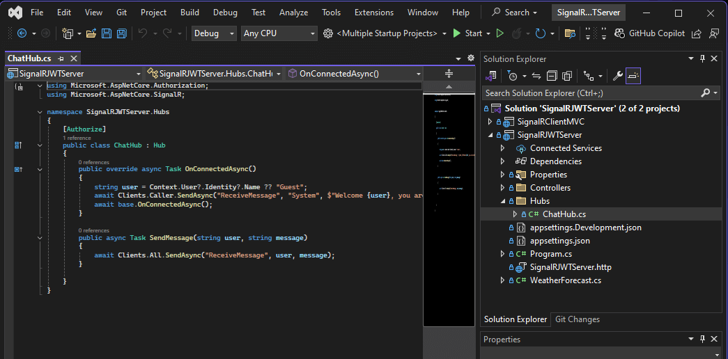 Secure Signalr Connection With Jwt In Aspnet Core Api 6083