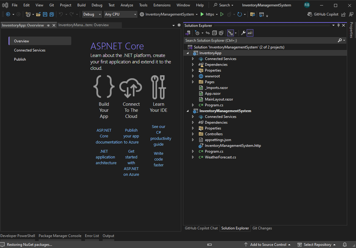 Inventory System with Offline Support in ASP.NET Core & Blazor