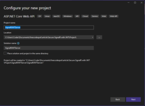 Secure SignalR Connection with JWT in ASP.NET Core API
