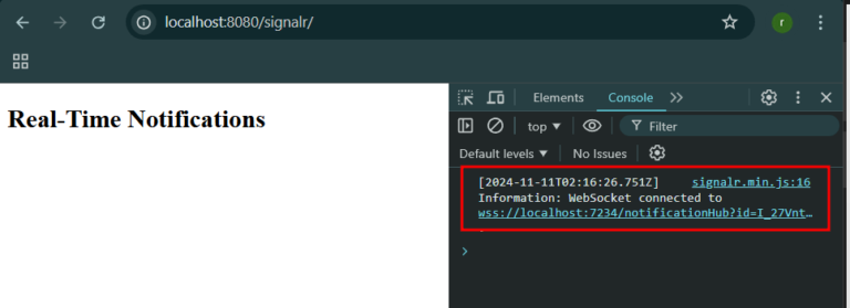 Real Time Database Updates In Aspnet Core Using Signalr With Sql Server