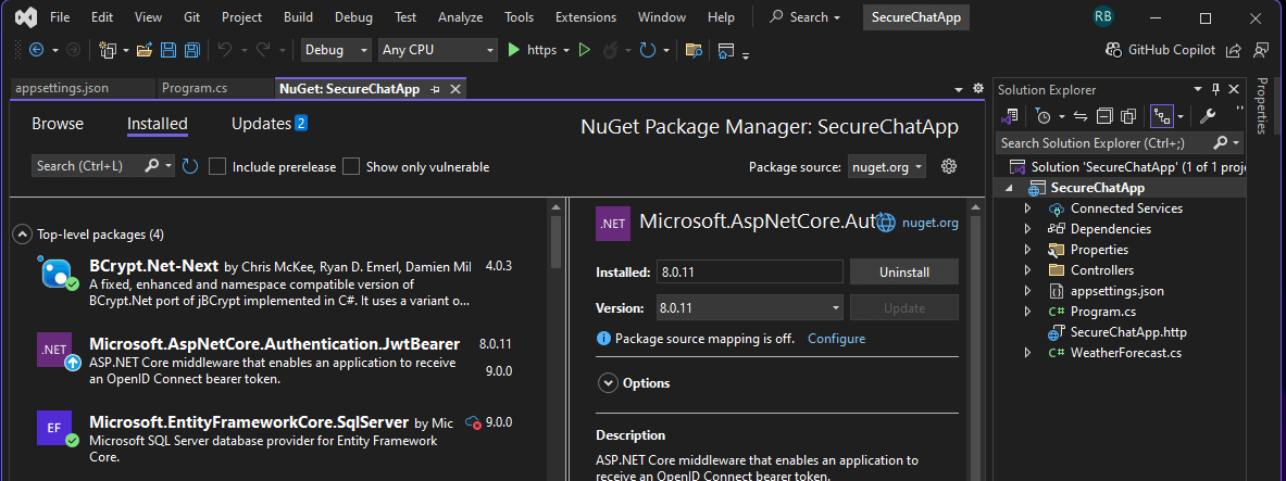 Build A Secure Chat App With Aspnet Core Signalr Jwt Flutter And Sql Server