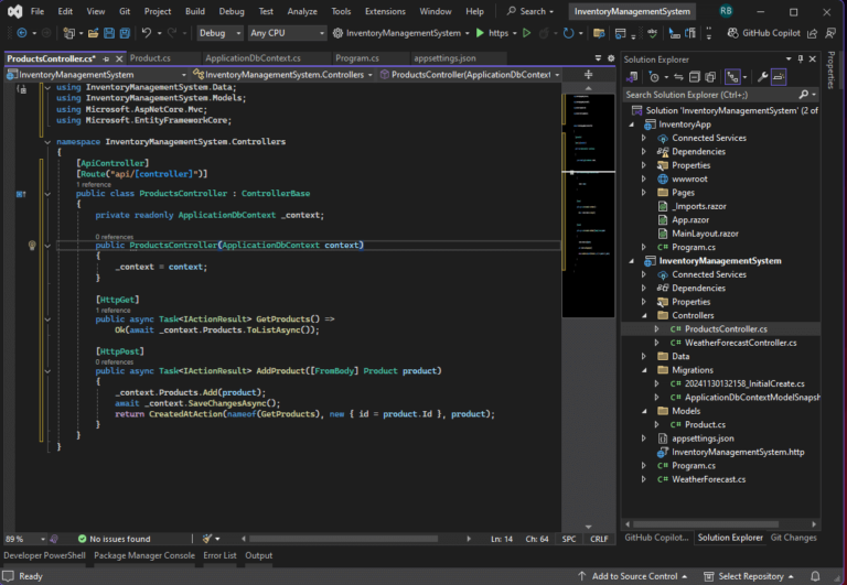 Inventory System with Offline Support in ASP.NET Core & Blazor