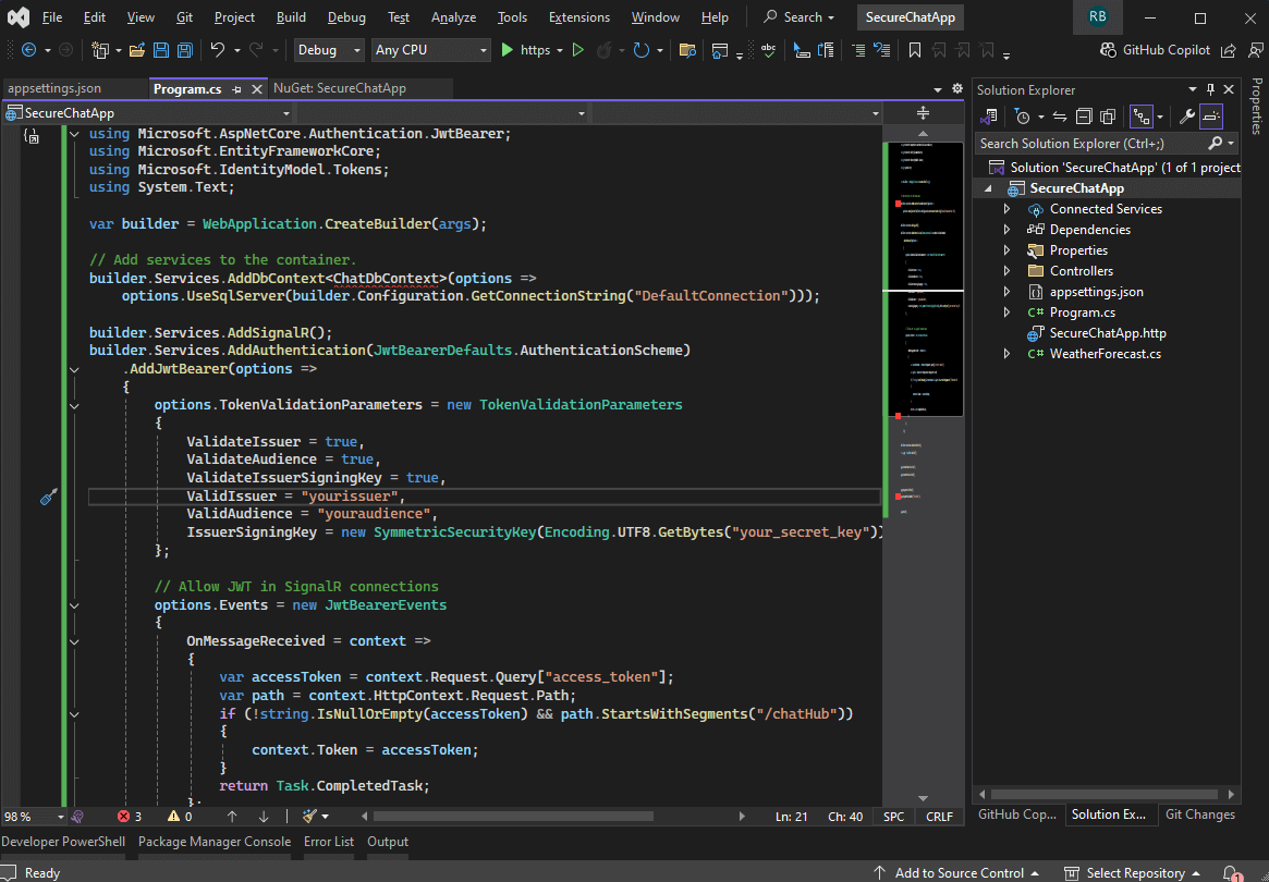Build Secure Chat With Signalr Jwt Flutter And Aspnet Core