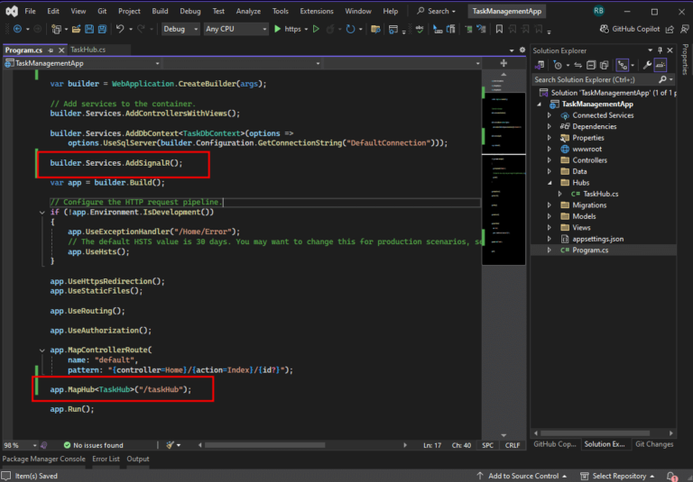 Building a Real-Time Task Management App with ASP.NET Core and SignalR