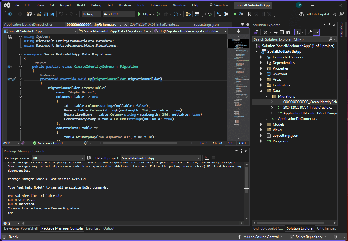 Creating A Social Media Authentication System In Asp Core With Identity