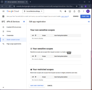 Creating a Social Media Authentication System in ASP.NET Core with Identity