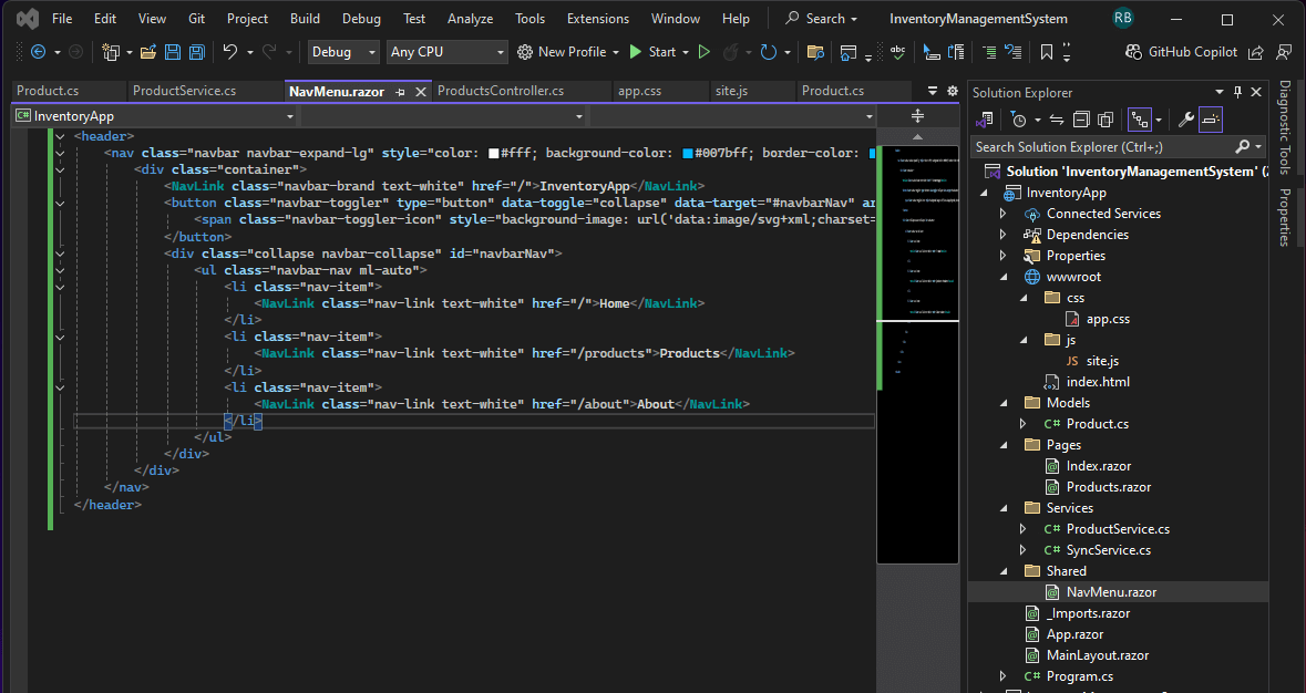 Inventory System with Offline Support in ASP.NET Core & Blazor