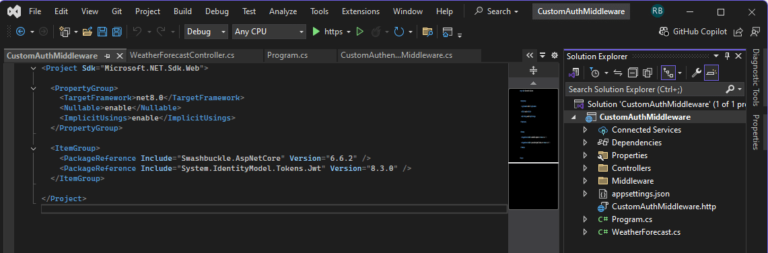 How To Create Custom Authentication Middleware In Aspnet Core 8