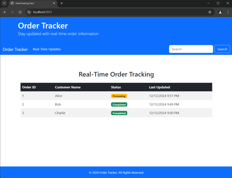 How to Build a Real-Time Event Notification System in .NET Core