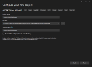 How to Create Custom Authentication Middleware in ASP.NET Core 8